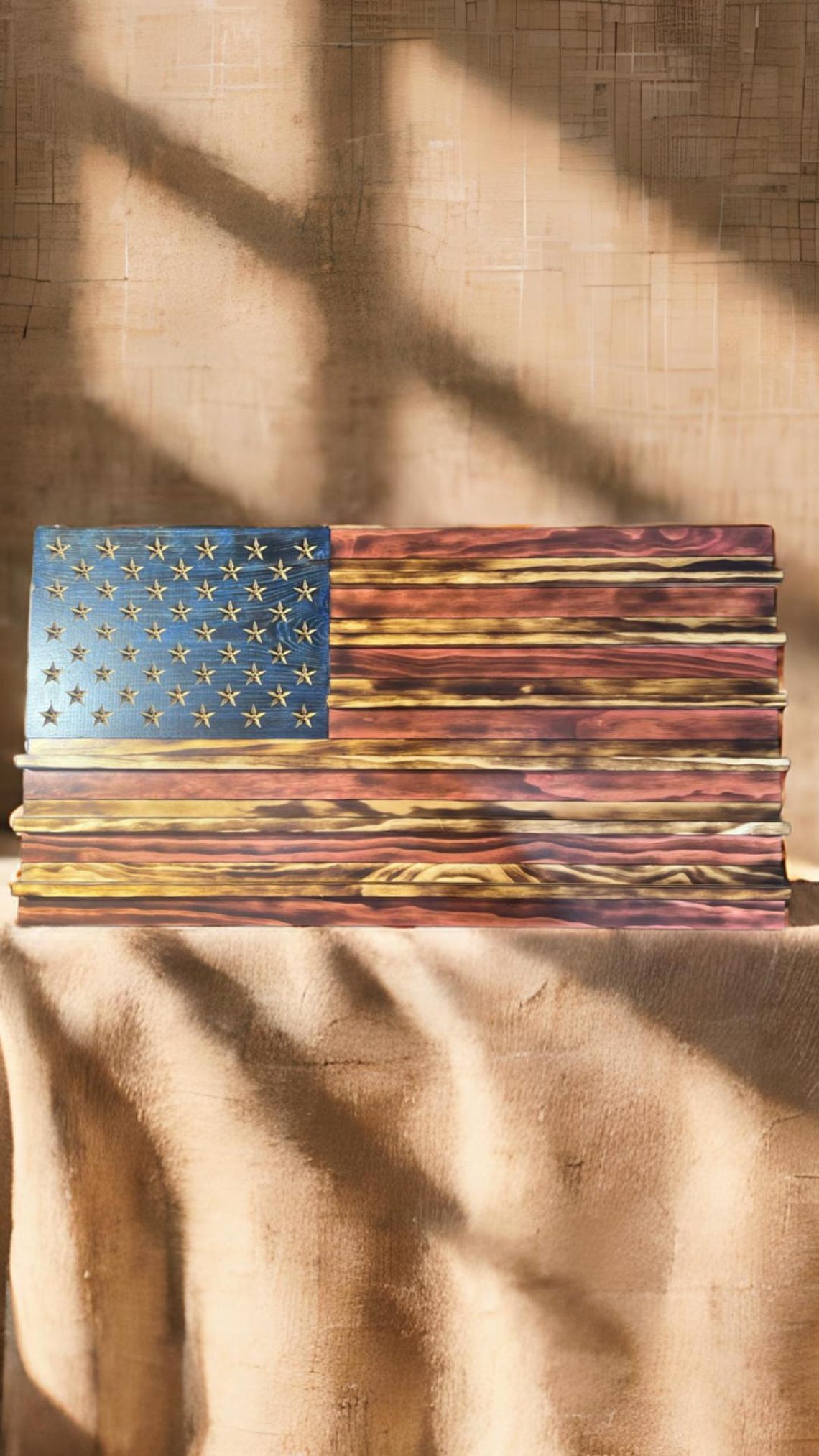 US Flag Challenge Coin Display - Etsy