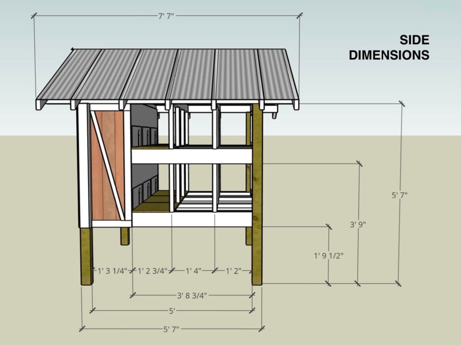 Plans for Backyard Double Decker Rabbit Hutch - Etsy