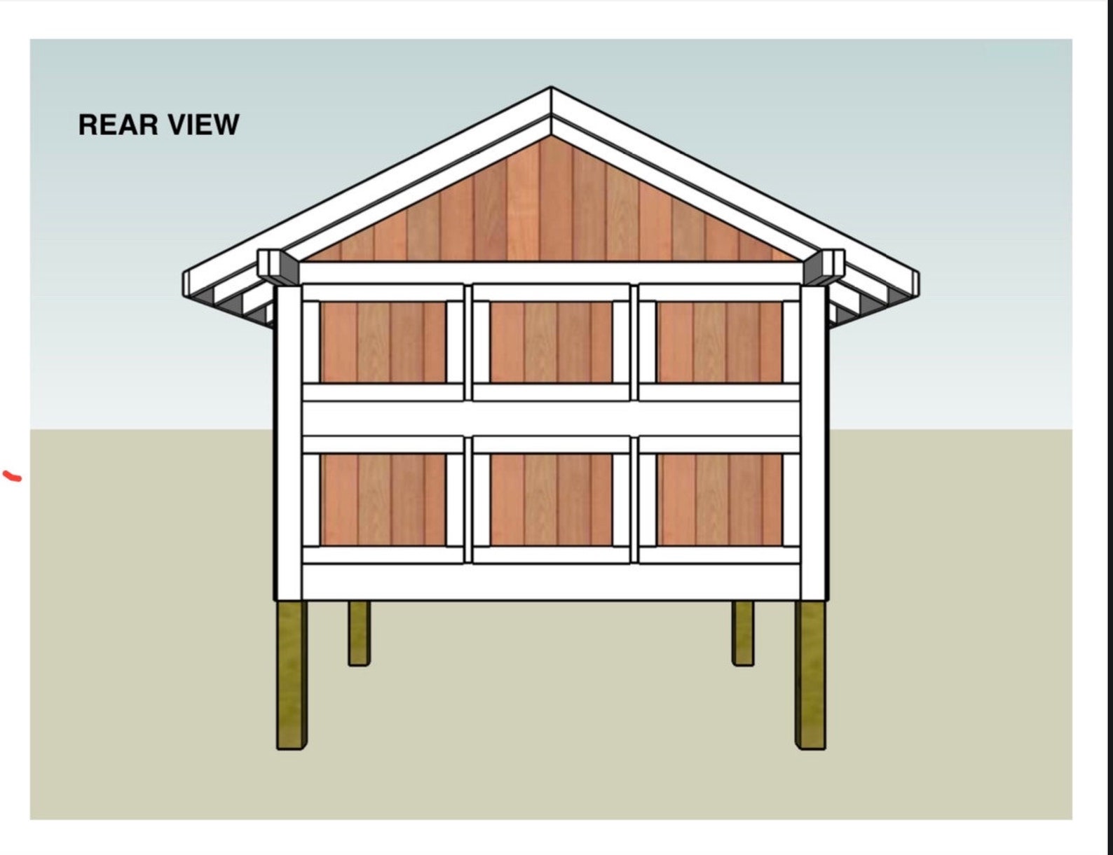 Plans for Backyard Double Decker Rabbit Hutch - Etsy