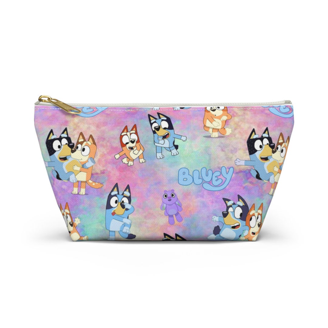Bluey Accessory Pouch W T-bottom, Bluey Purse, Bluey and Bingo Bag ...