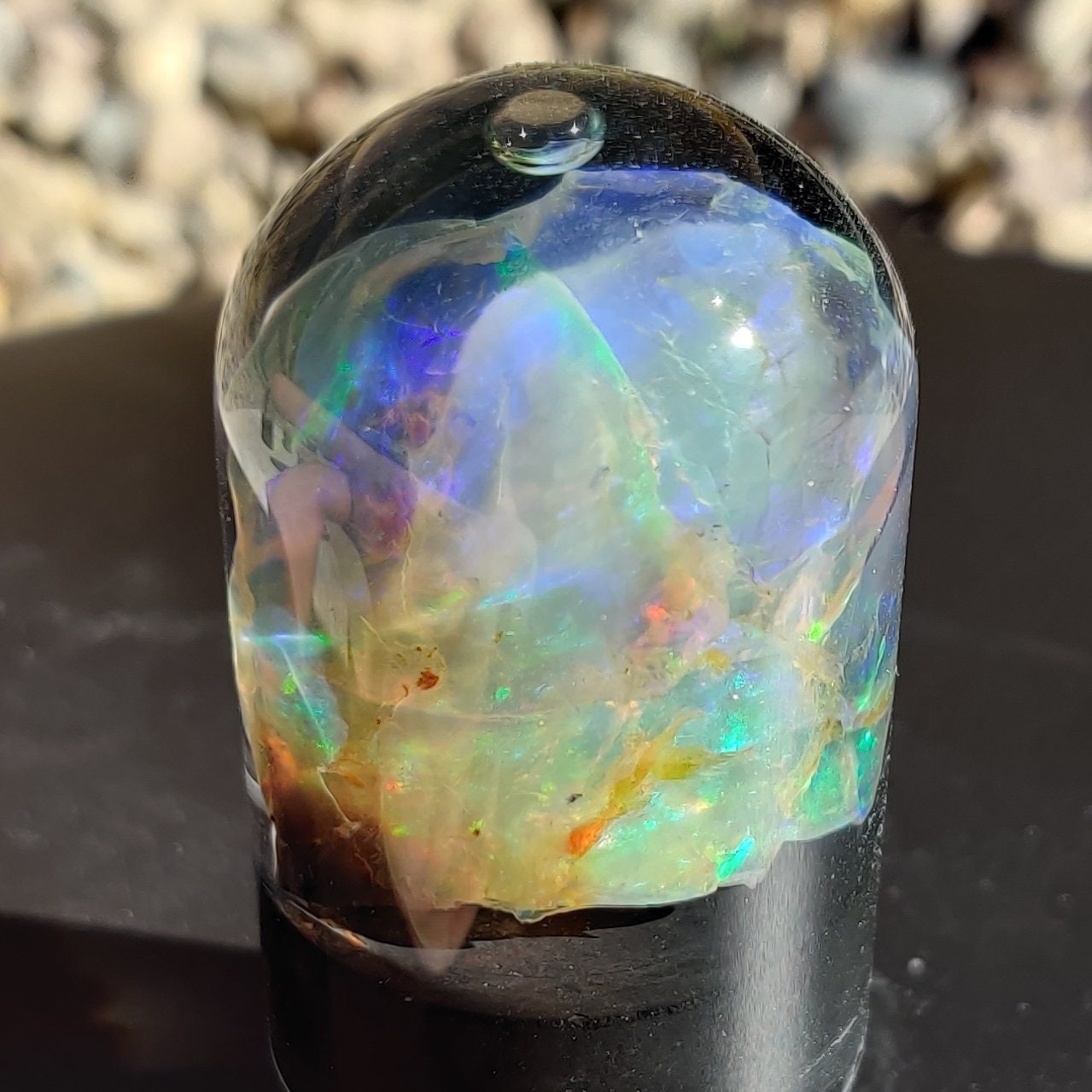 Jellyfish Nebula - Virgin Valley Precious Opal Specimen - 71.56 Carats ...