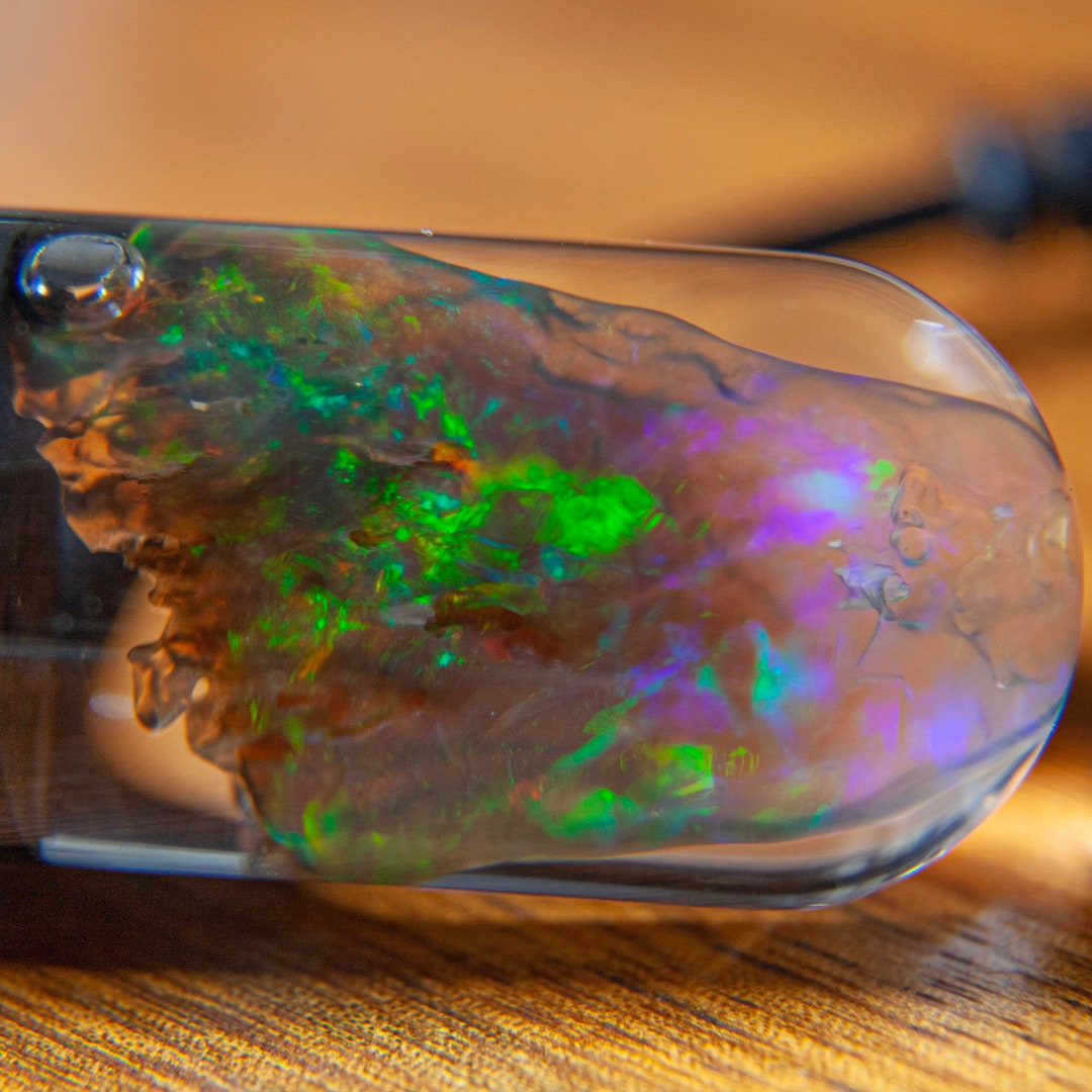 34.29 Carat Dark to Crystal Gradient Virgin Valley Precious Opal ...
