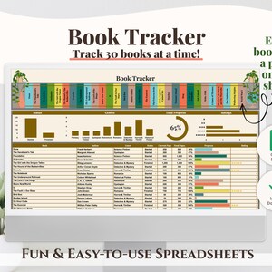 Book Tracker Template traveler Theme Reading Log Book - Etsy