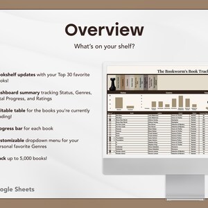 The Bookworm’s Book Tracker Template (checkmate Theme) | Reading ...