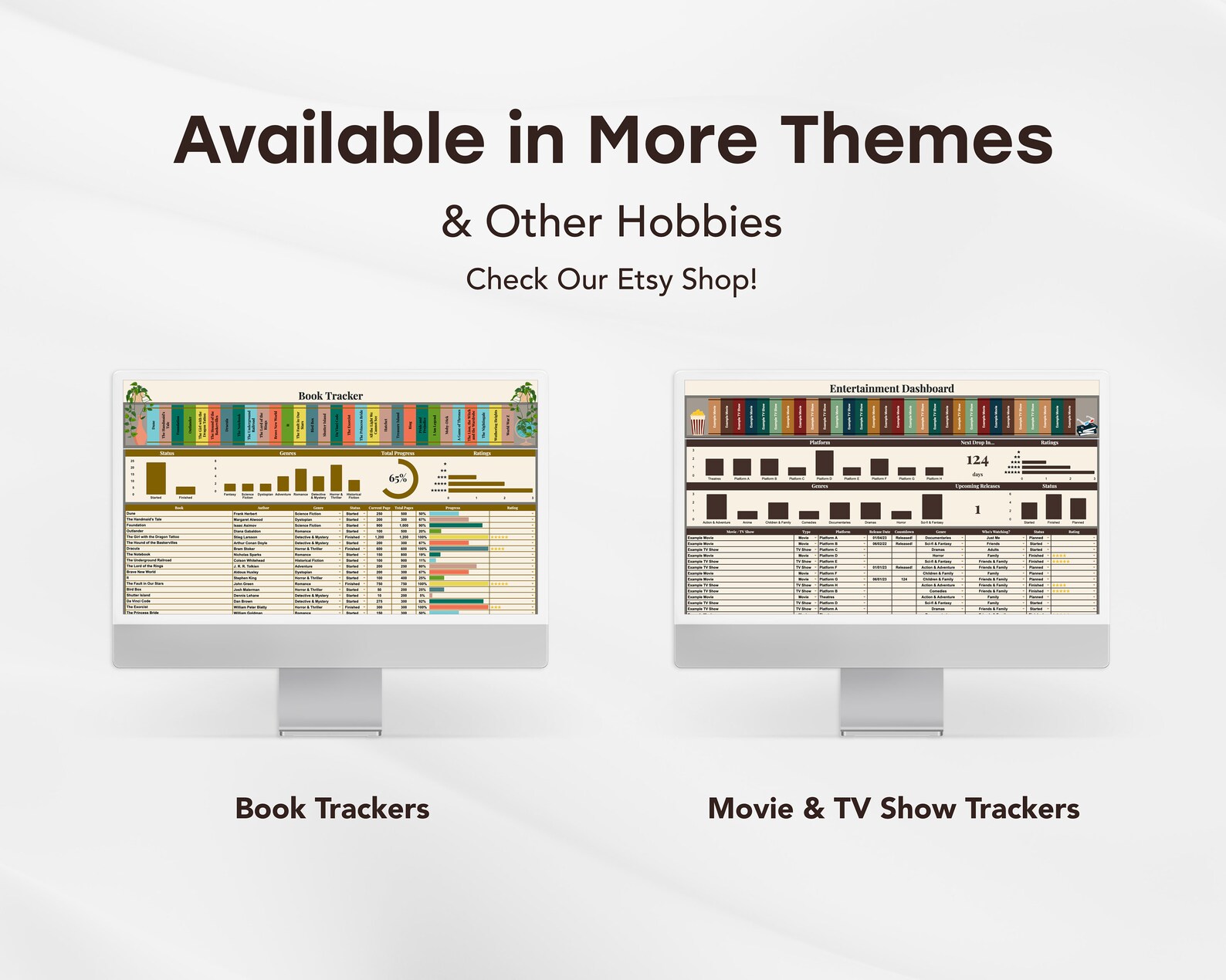 Book Tracker Template (checkmate Theme) | Reading Log | Book Journal ...