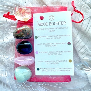 Crystal Kit, Mood Booster, Healing Crystals, Tumbled Stones ...