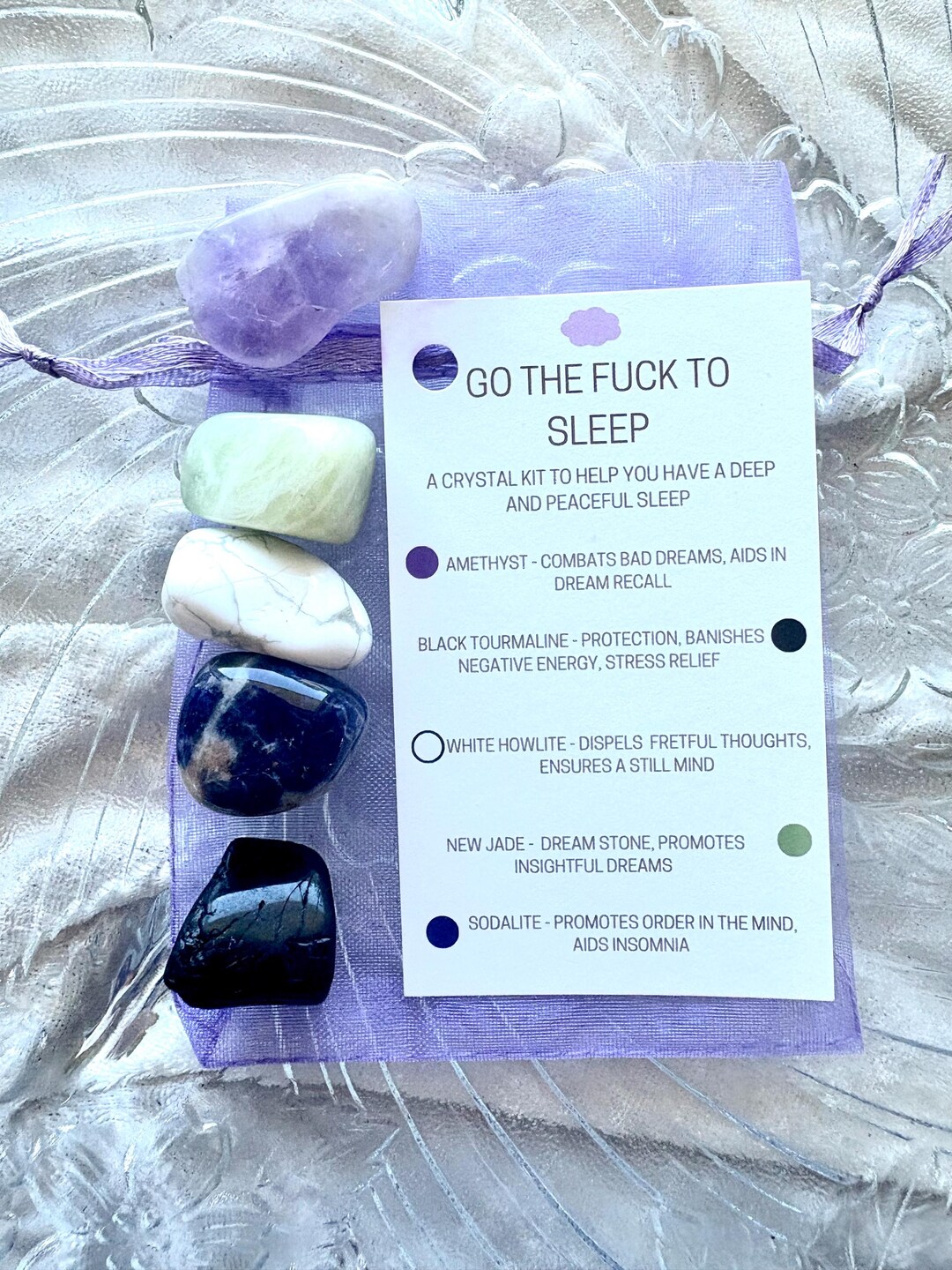 Crystal Kit, Go the F*%k to Sleep, Tumbled Stones, Healing Crystals ...