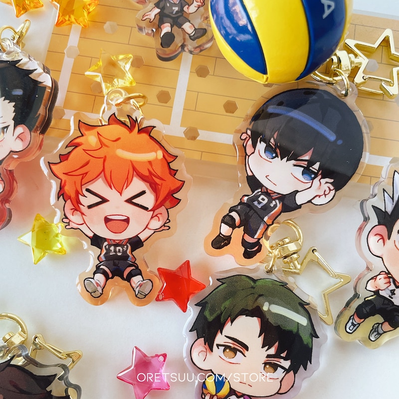 Haikyuu Keychain - Etsy Australia