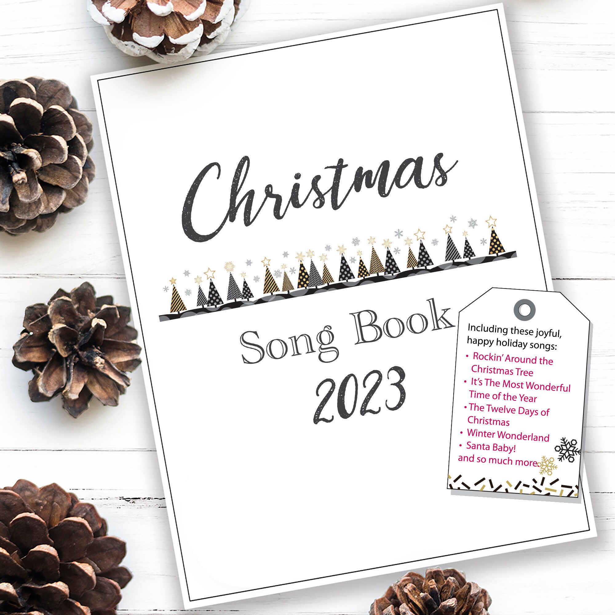 Christmas Song Book 2023, Download and Printable Pdf, Traditional ...
