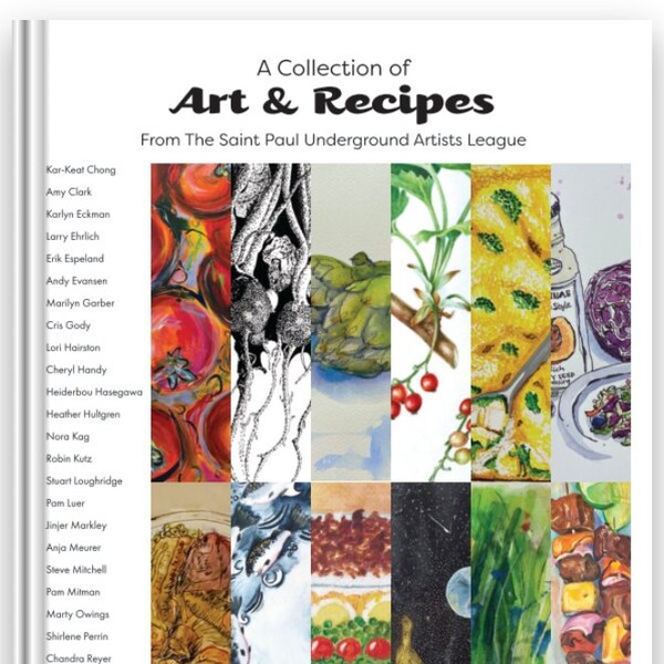 Cookbook Art - Etsy