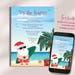 Christmas Pool Party Invitation Summer Christmas Invite Template ...