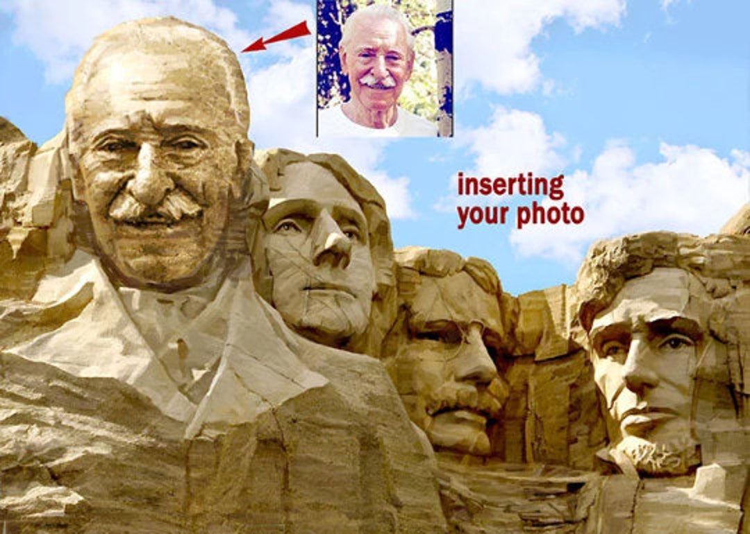Personalized Portrait Mount Rushmore National Memorial Custom - Etsy