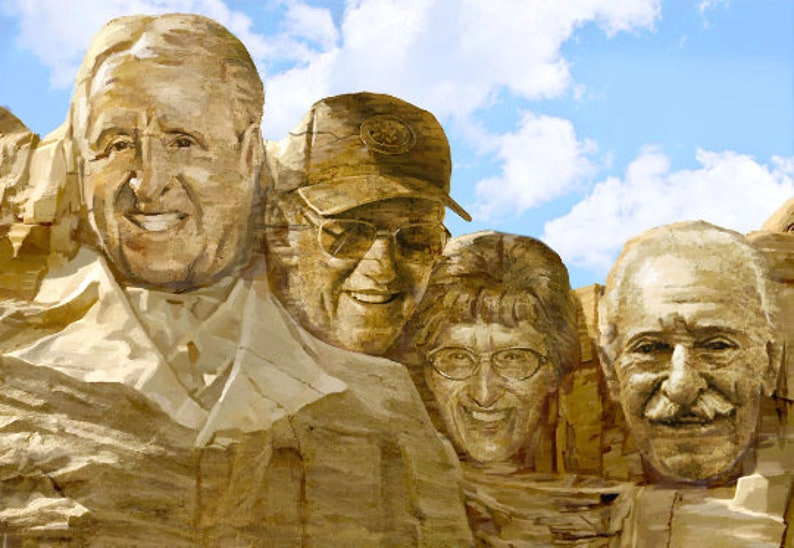 Personalized Portrait Mount Rushmore National Memorial Custom Portraits ...