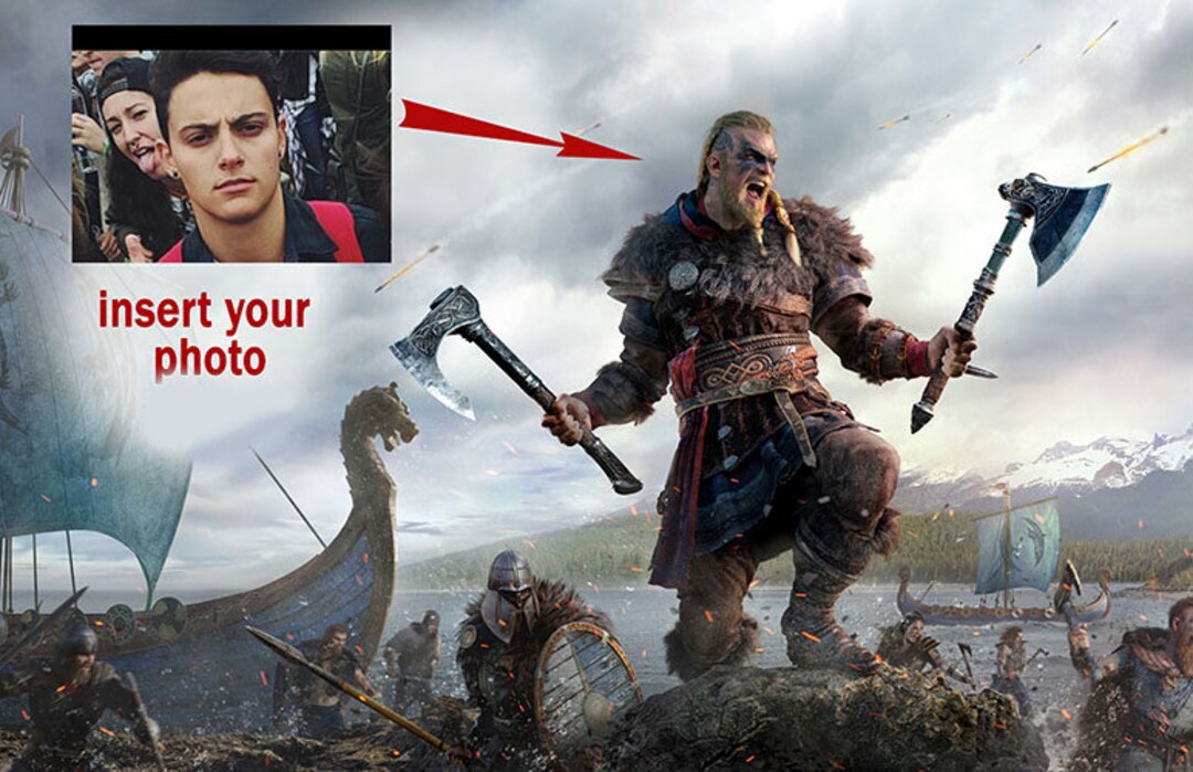 Personalized Fantasy Poster Portrait From Photo Personalized Cosplay ...