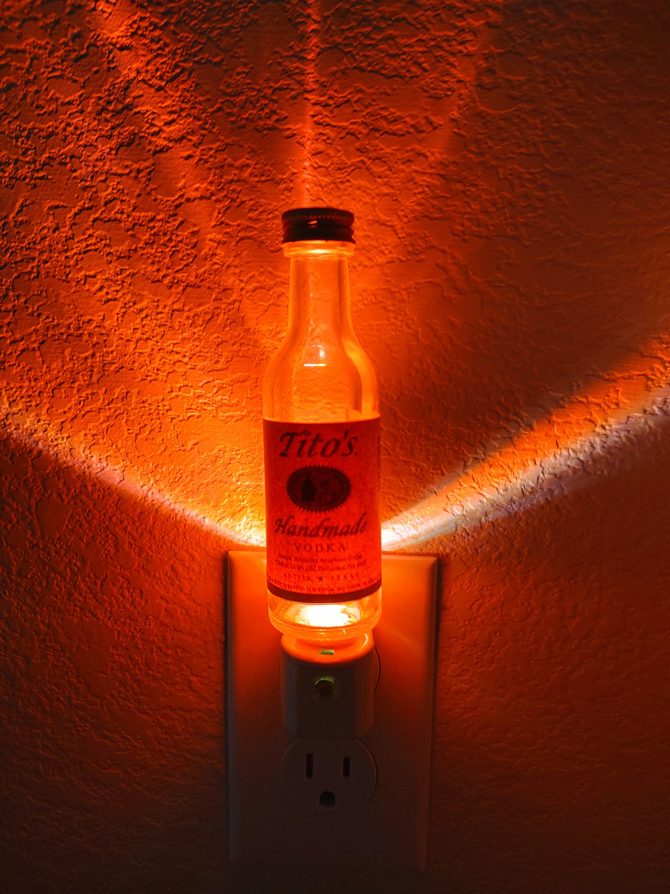 Tito's Vodka Mini Liquor Bottle Night Light - Etsy