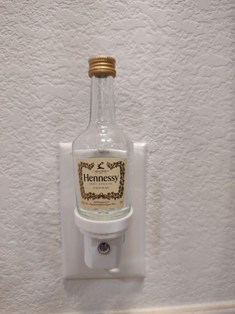 Hennessy Cognac Mini Liquor Bottle Night Light - Etsy