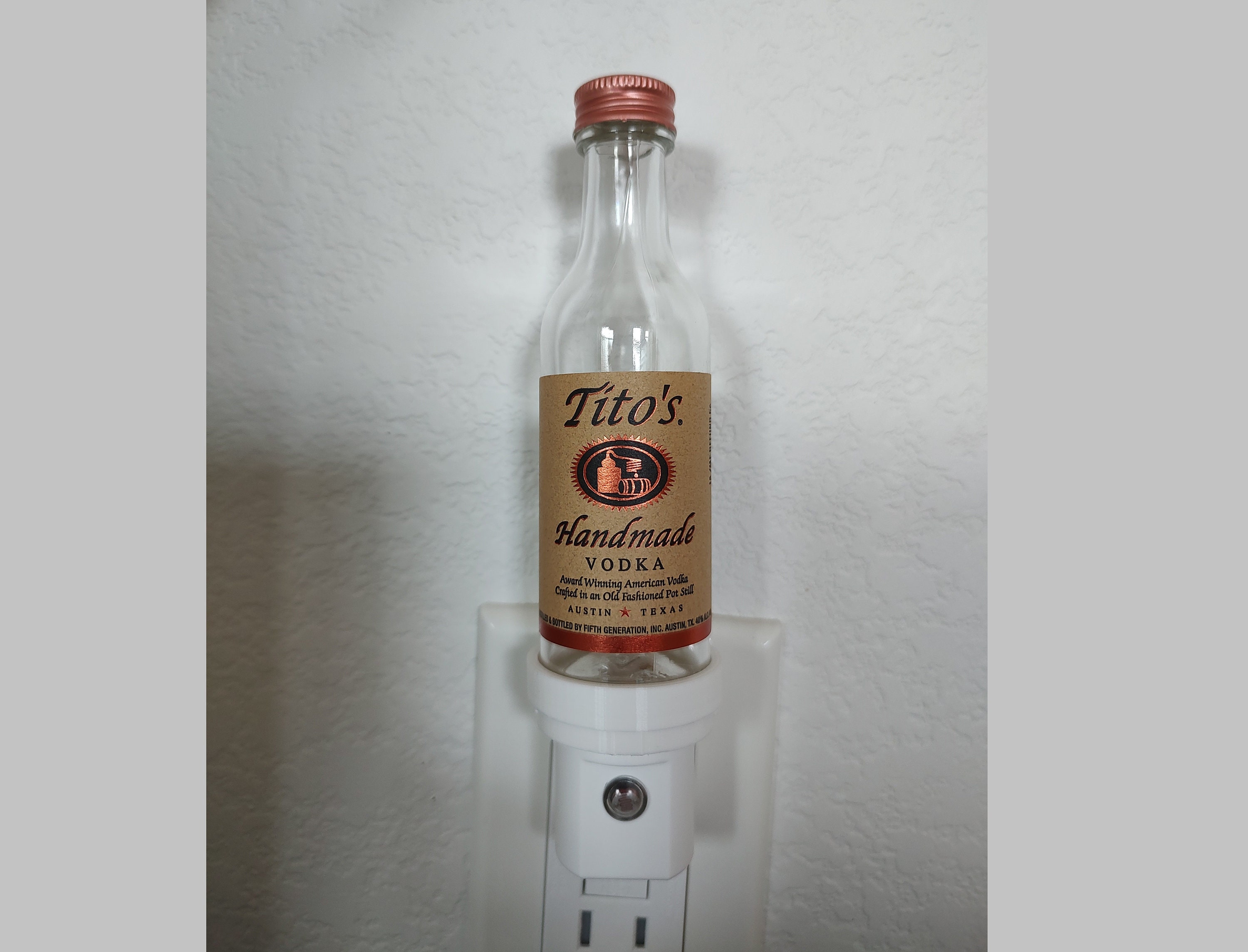 Tito's Vodka Mini Liquor Bottle Night Light - Etsy