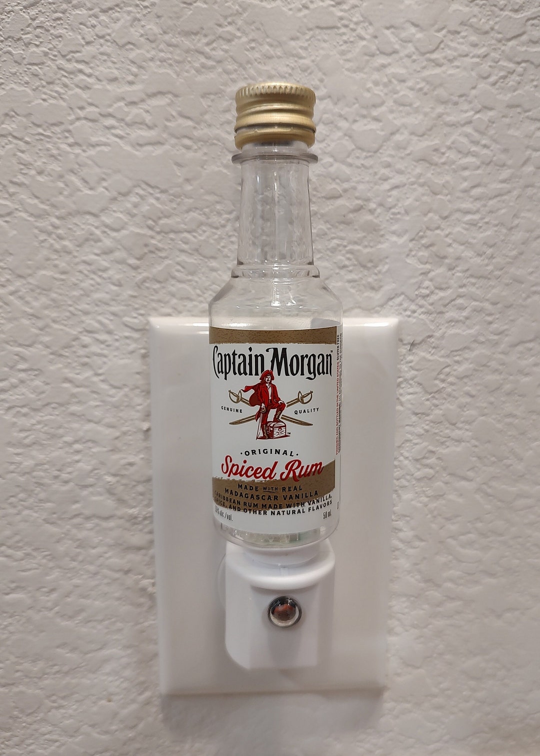 Captain Morgan Mini Liquor Bottle Night Light - Etsy