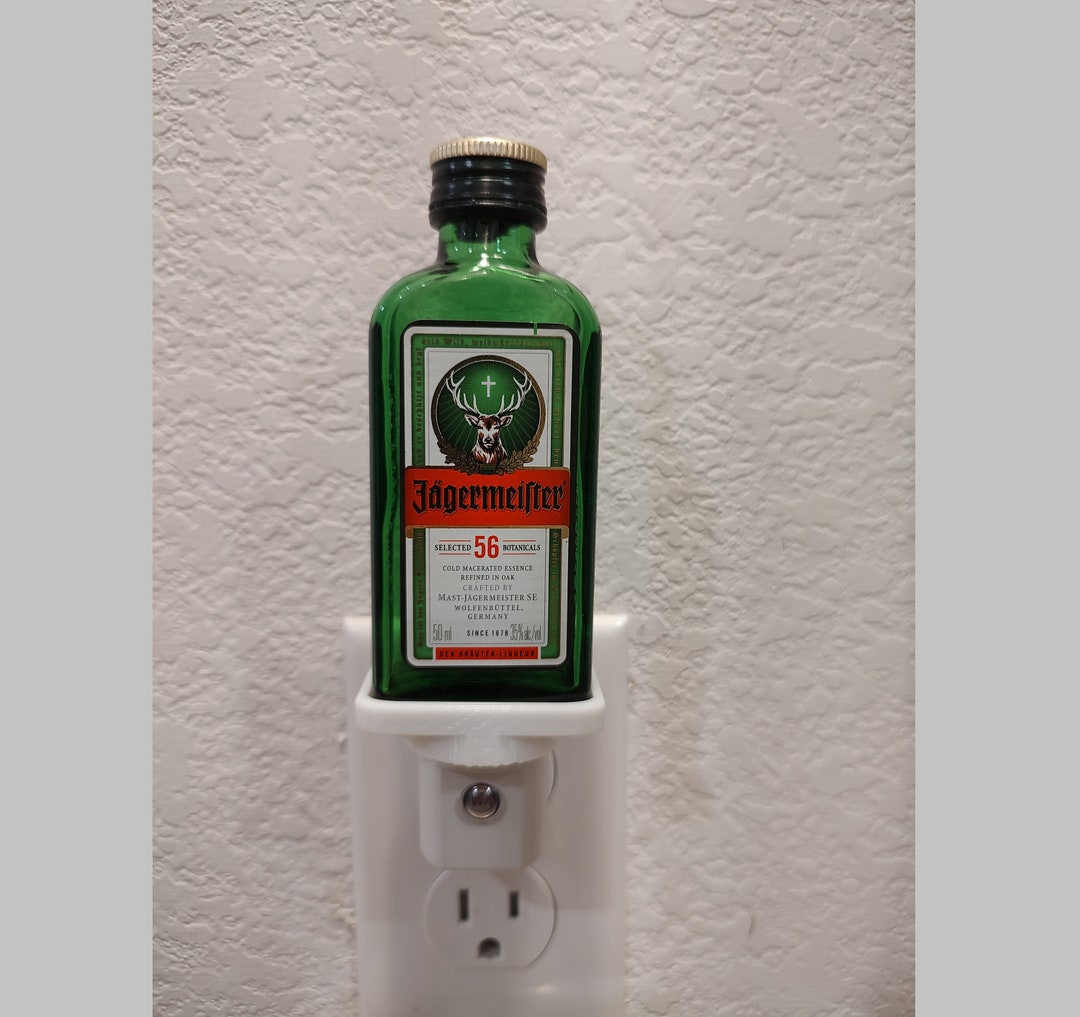 Jägermeister Mini Liquor Bottle Night Light Jagermeister Liqueur - Etsy