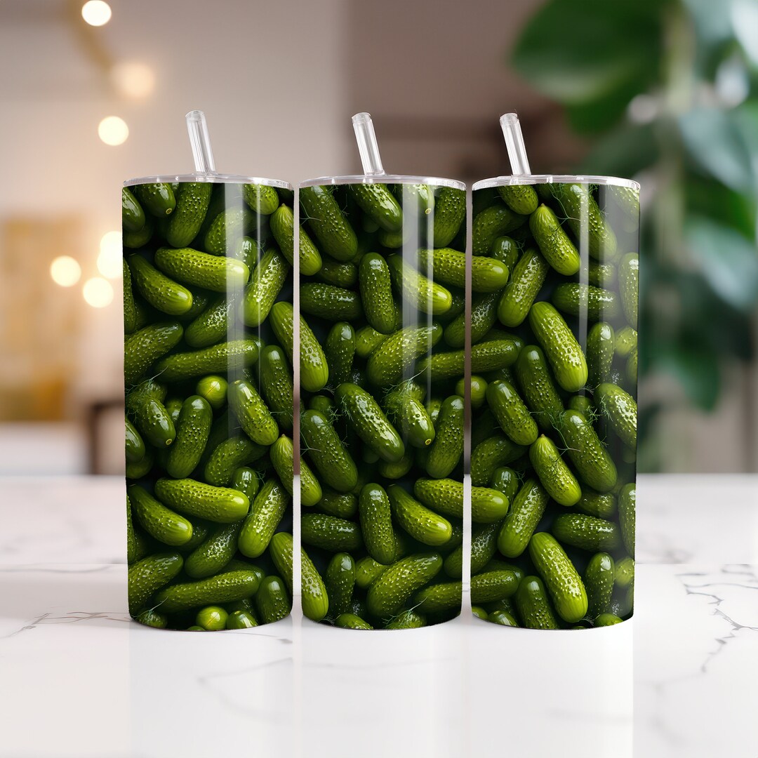 Baby Dill Pickle Wrap for 20oz Skinny Tumblers | Sublimation Design ...