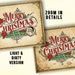 Vintage Merry Christmas Sign, Wall Art, Printable Xmas Wall Decor, Vintage Lettering, Merry ...