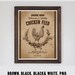Chicken Feed Sign, Burlap Print, Printable Vintage Kitchen Wall Art ...