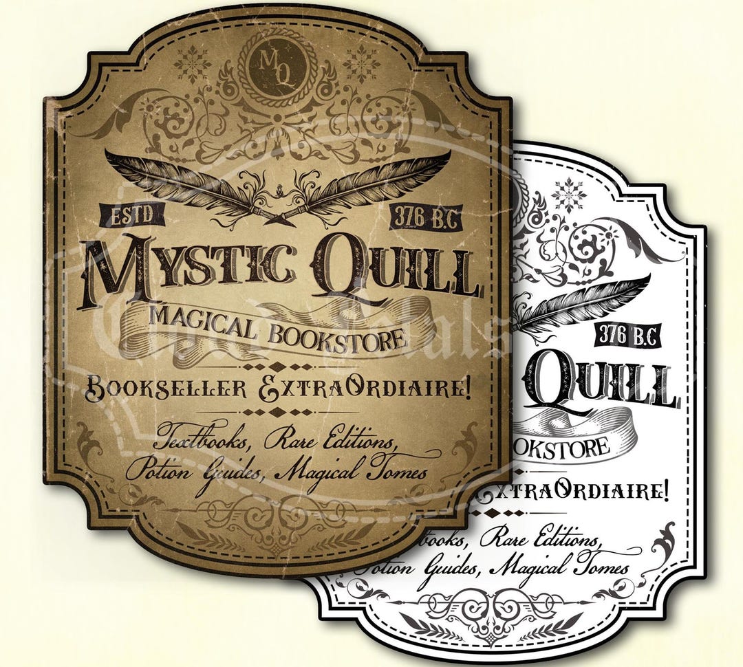 Vintage Halloween Wizard Shop Sign, Printable Halloween Decor (digital ...