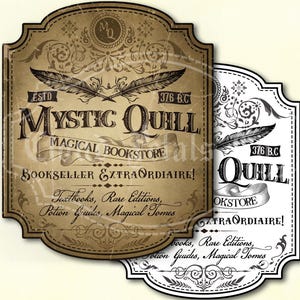 Vintage Halloween Wizard Shop Sign, Printable Halloween Decor (digital ...