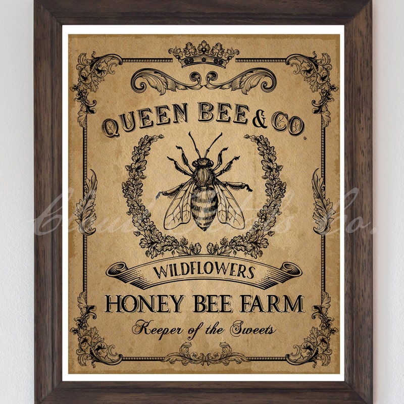 Queen Bee Sign - Etsy