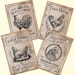 Chicken Feed Sign, Burlap Print, Printable Vintage Kitchen Wall Art ...