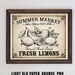Vintage Lemon Farm Fresh Sign Printable, Lemon Sign Wall Art Print ...
