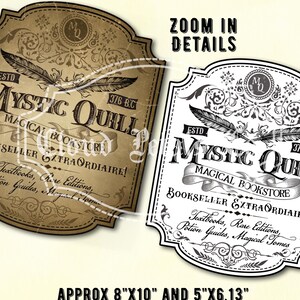 Vintage Halloween Wizard Shop Sign, Printable Halloween Decor (digital ...