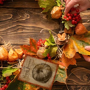 Vintage Fall Printable, Thanksgiving Pumpkin Tag, Autumn Harvest Label ...