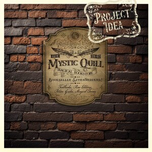 Vintage Halloween Wizard Shop Sign, Printable Halloween Decor (digital ...