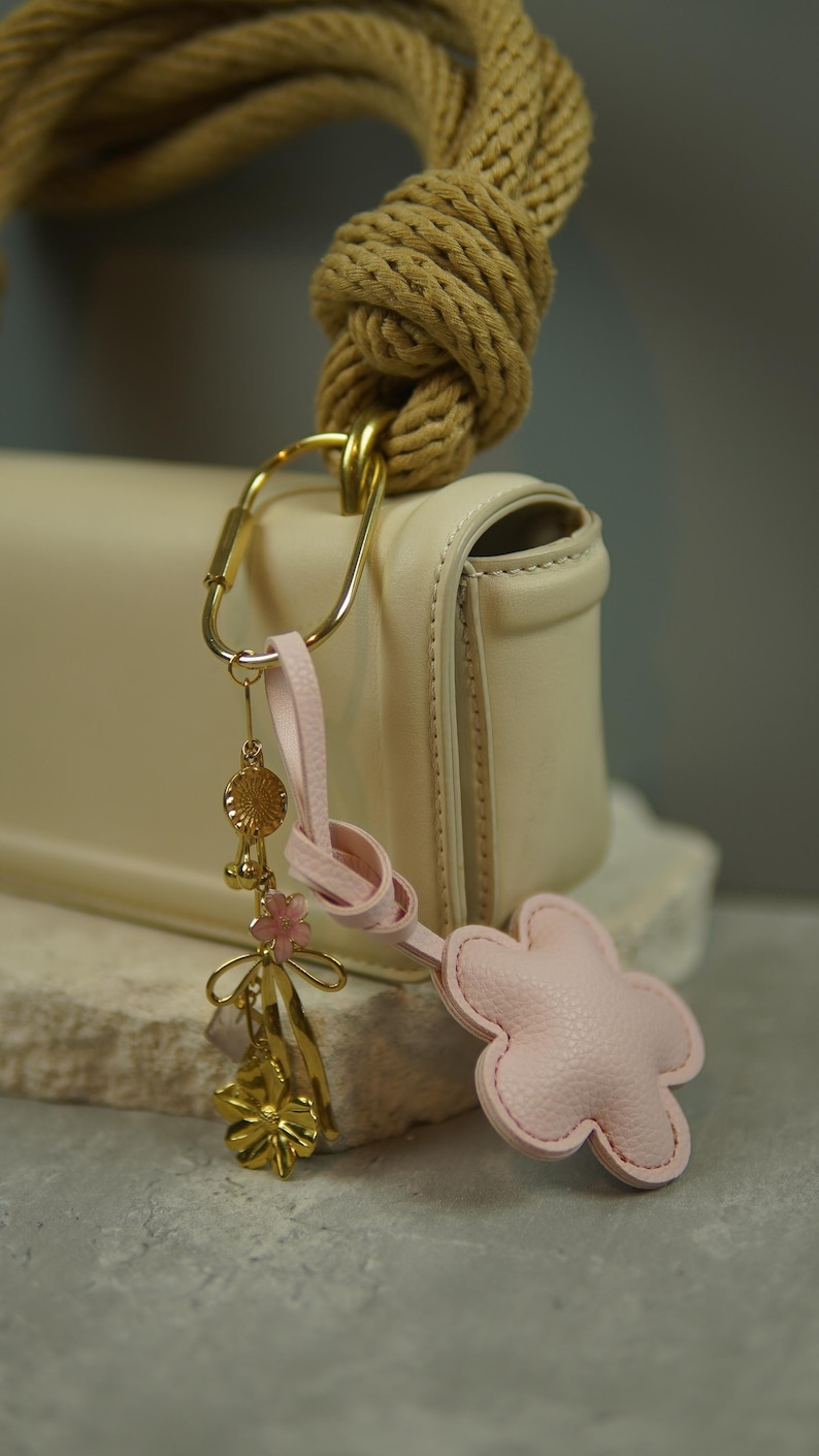 Custom Bag Charm Keychain | Personalized Charm Accessory - Etsy