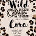 Editable Wild One Leopard Print Jungle Birthday Party Invitation ...