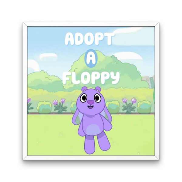 Bluey Adopt a Floppy Certificate - Etsy