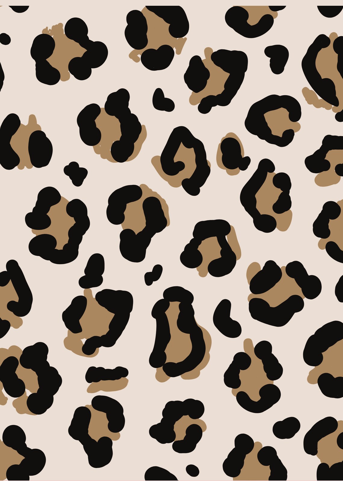 Editable Wild One Leopard Print Jungle Birthday Party Invitation ...