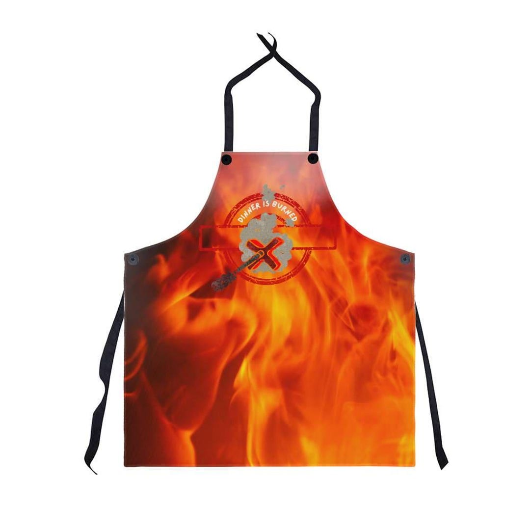 Dinner is Burned Apron - Etsy