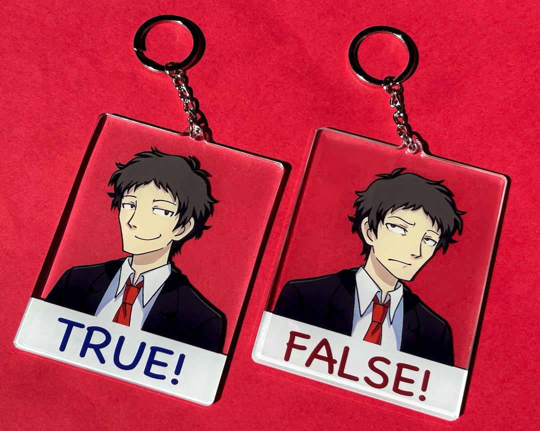 True/false Adachi Persona 4 Charm - Etsy