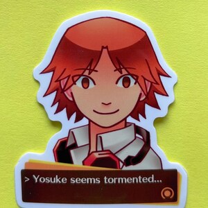 Persona 4 Textbox Stickers - Etsy