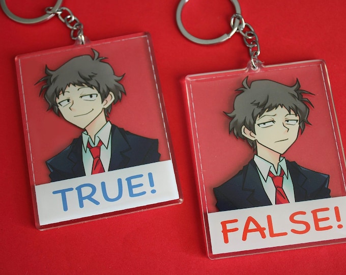 True/false Adachi Persona 4 Charm - Etsy