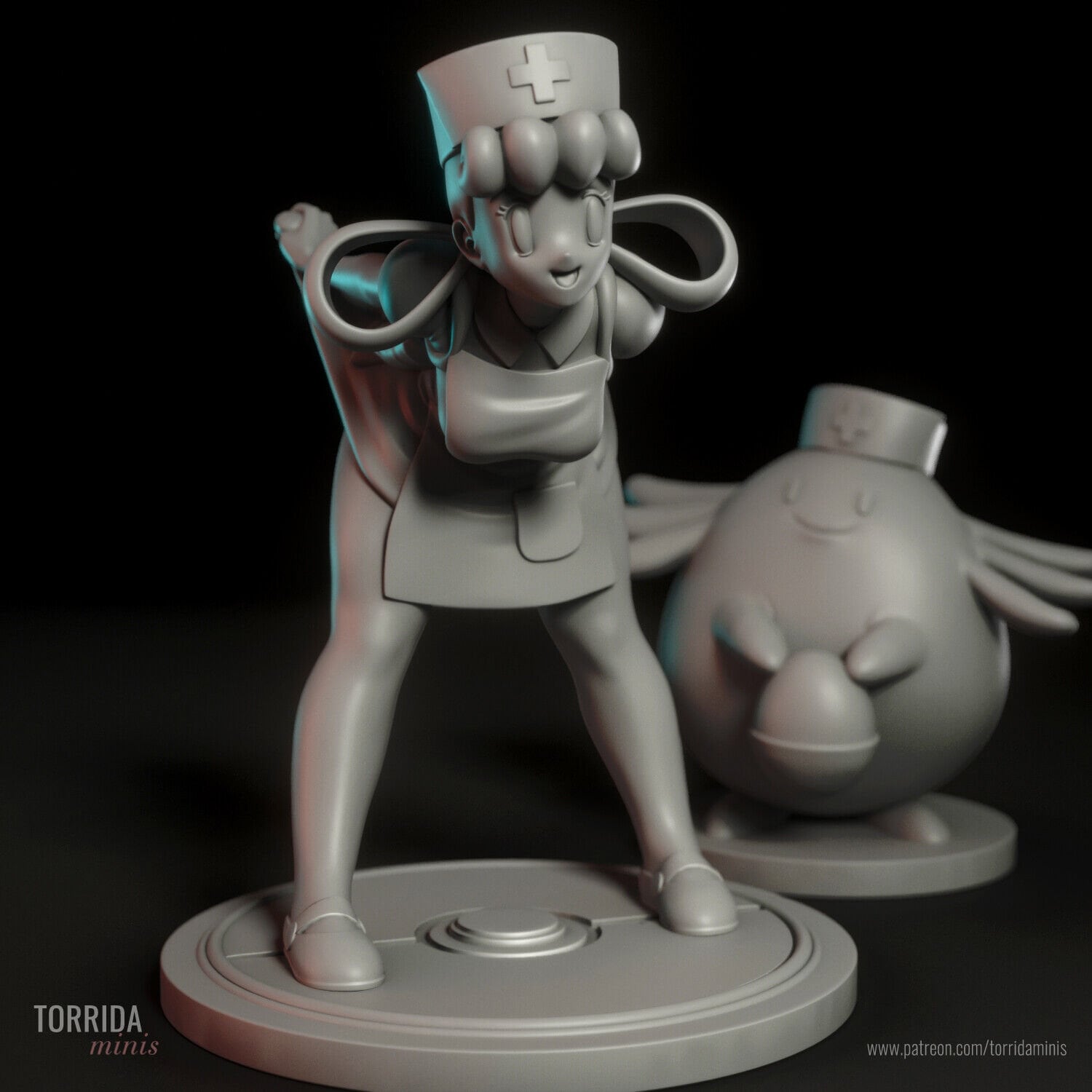 Nurse Joy Sexy Unpainted 3D Printed Resin Model Kit GK 1:10 - Etsy ...