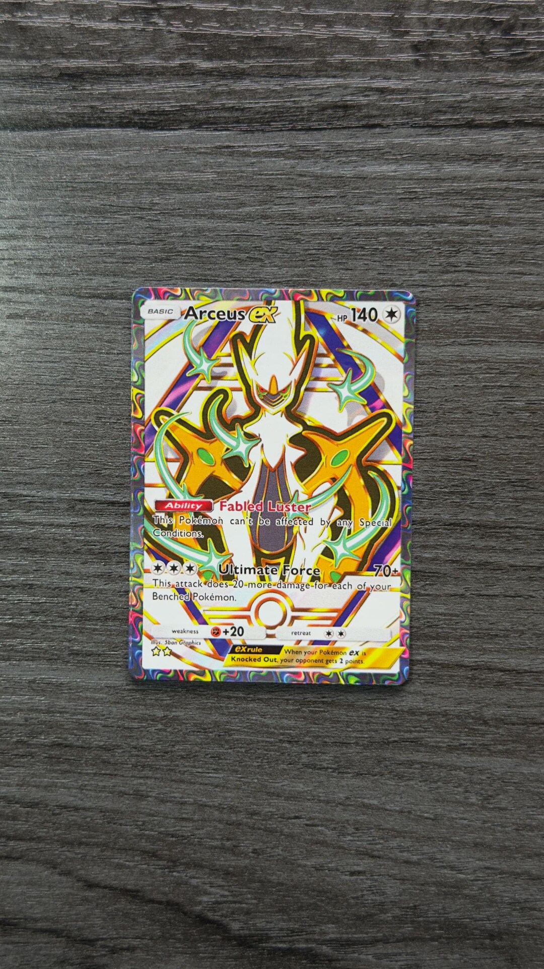 Buy Arceus Ex Full Art - Fan Made Art Card - Pokémon TCG Pocket ...
