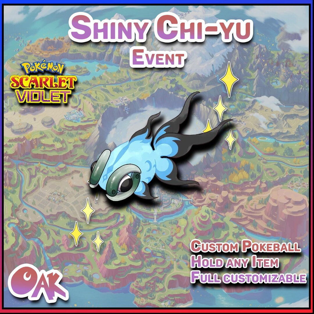 Pokemon Scarlet & Violet | Shiny Chi-yu | Event | Free Masterball ...