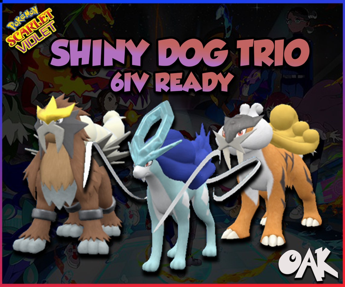 Pokemon Scarlet & Violet Raikou Entei Suicune 6 Iv's Ready Fast Trade ...