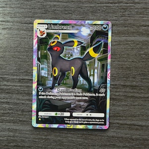 Umbreon Full Art - Fan Made Art Card - Pokémon TCG Pocket | - Etsy