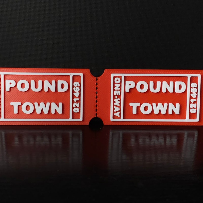Ticket to Pound Town - Etsy