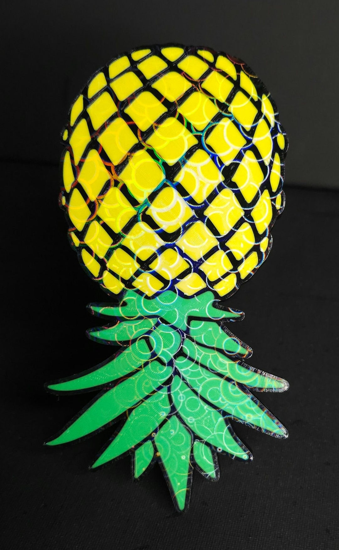 Holographic Upsidedown Pineapple Trailer Hitch - Etsy