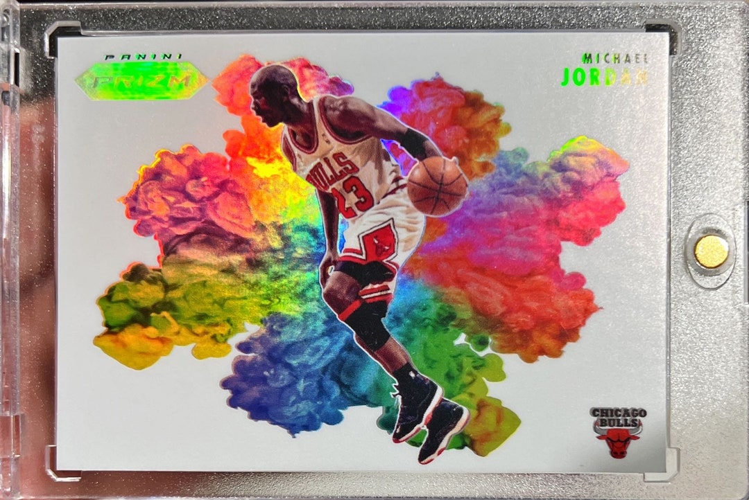 Prizm Michael Jordan Colorblast Holo Custom Basketball Card - Etsy
